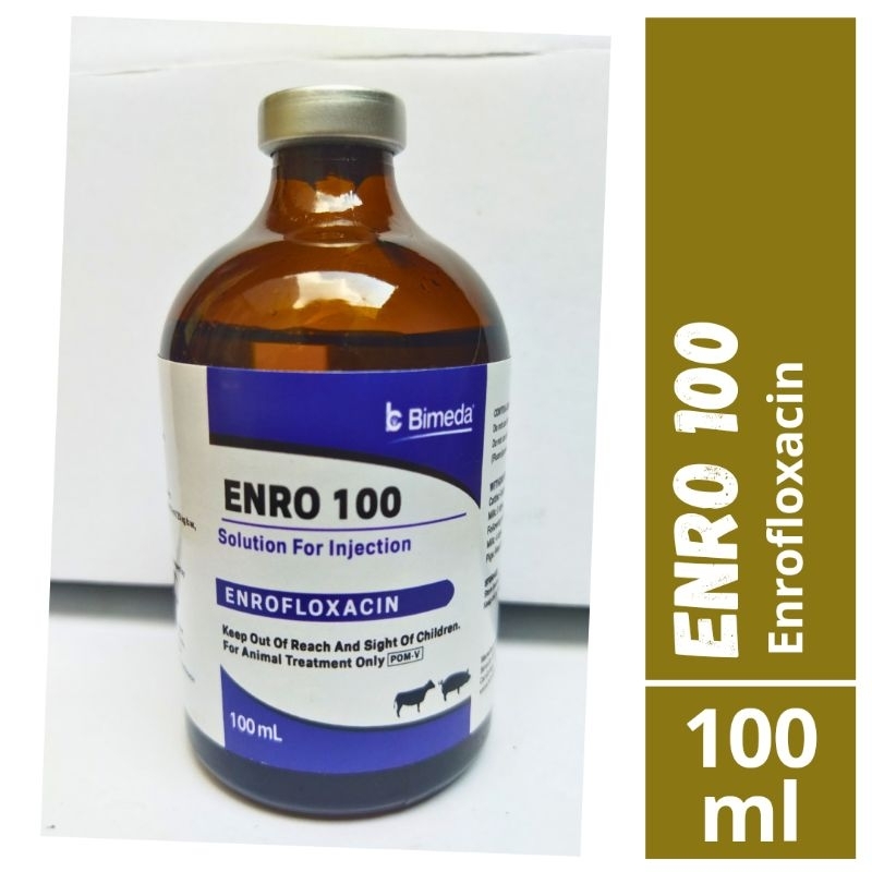 Jual Enro 100 Bimeda 100 ml - Enrofloxacin Ternak | Shopee Indonesia
