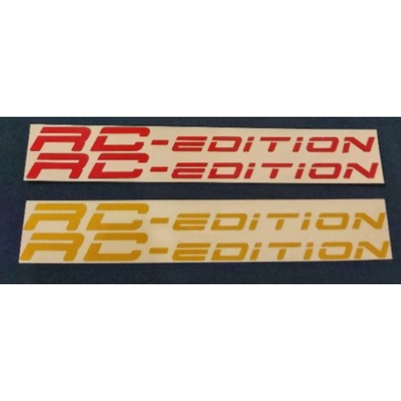 Jual stiker RC-edition, 1 pasang, model stiker cutting | Shopee Indonesia