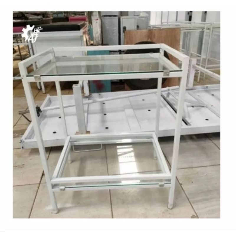 Jual Troli Instrument 2 Susun | Trolley 2 Laci Troly 3 Rak | Meja Medis ...