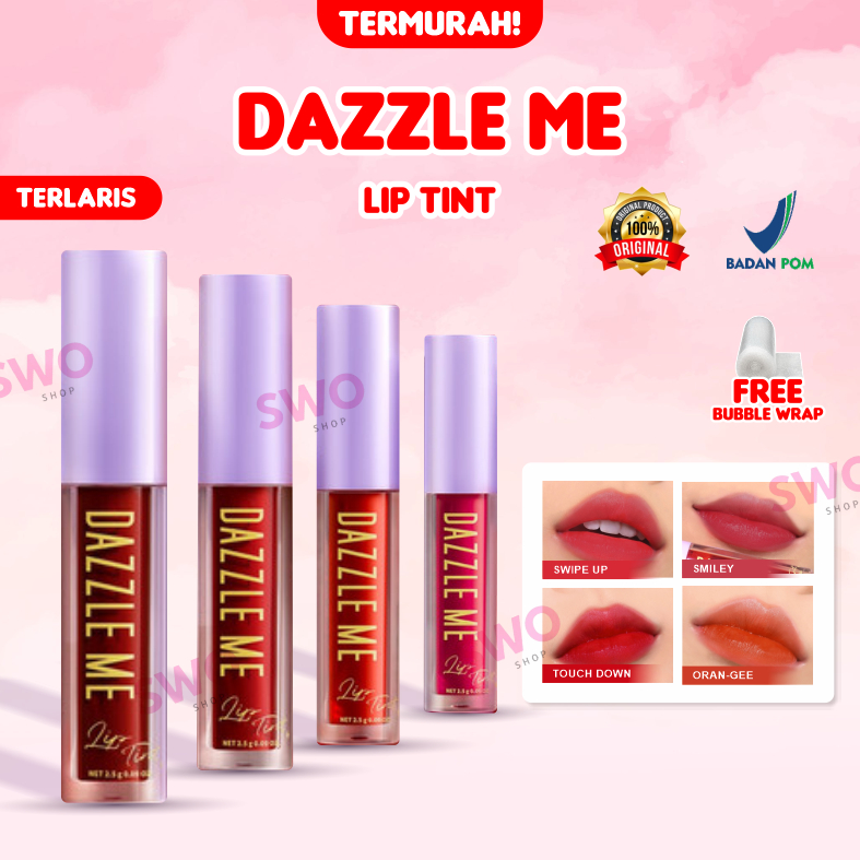 Jual DAZZLE ME Ink-Licious Lip Tint Long Lasting Water-proof & Transfer-proof ORIGINAL | Shopee ...