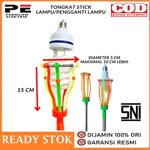 Jual tongkat lampu / tongkat lampu stick lampu pasang / tongkat lampu 3 ...