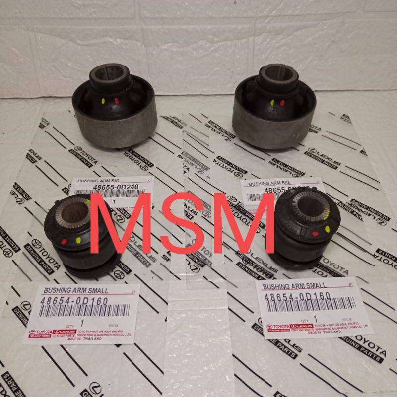 Jual BUSHING ARM ALL NEW VIOS NEW YARIS GEN 3 4PCS | Shopee Indonesia