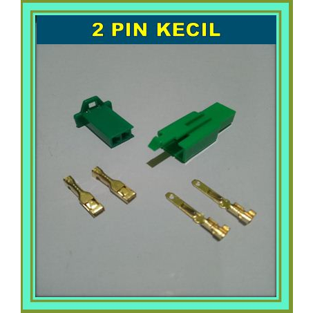 Jual SOKET 2 PIN SKUN KECIL / SOCKET KABEL 2 PIN SKUN KECIL /KONEKTOR ...