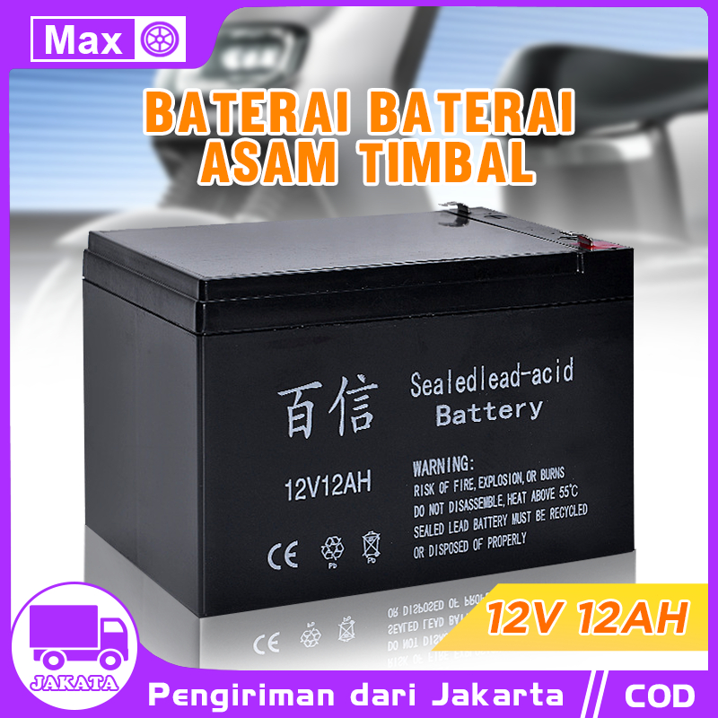 Jual Aki 12V 8AH 12v 12ah Kering Genset Aki UPS SMT Baterai UPS Batere ...
