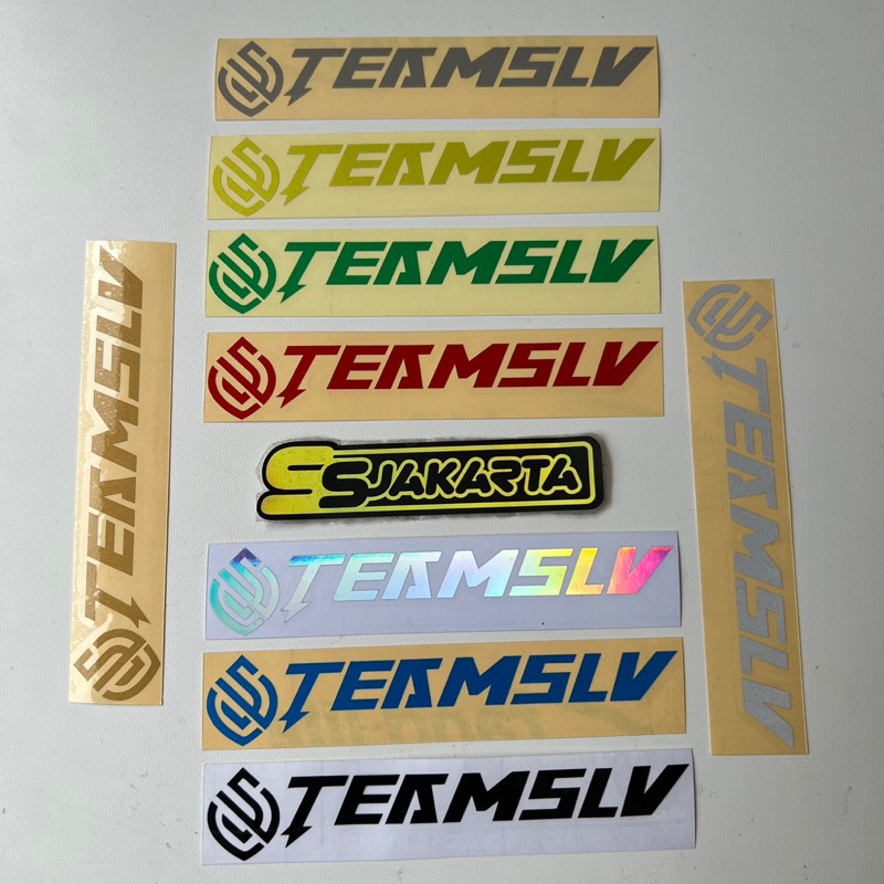 Jual STIKER STICKER TEAMSLV v2 CUTTING | Shopee Indonesia