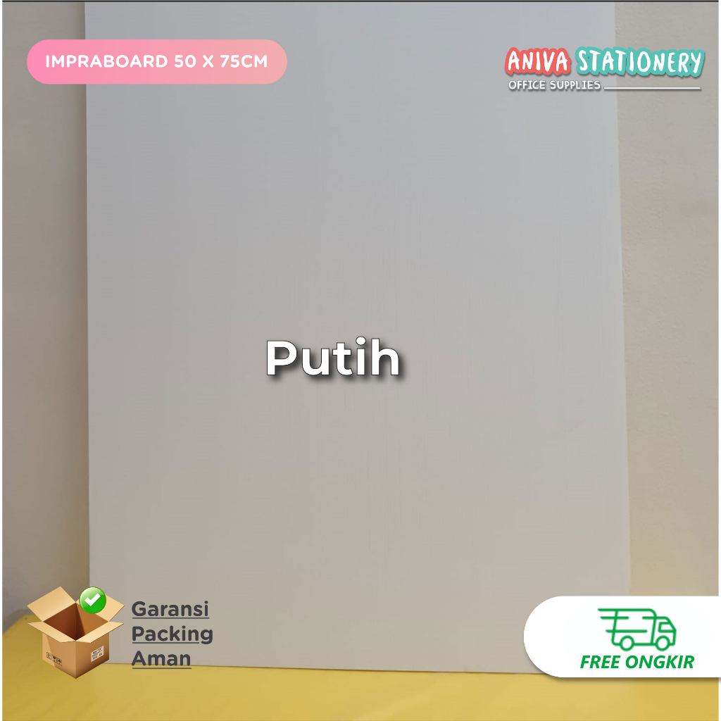 Jual IMPRABOARD INFRABOARD KARTON PLASTIK LEMBARAN TEBAL 3MM 50 x 75 cm ...