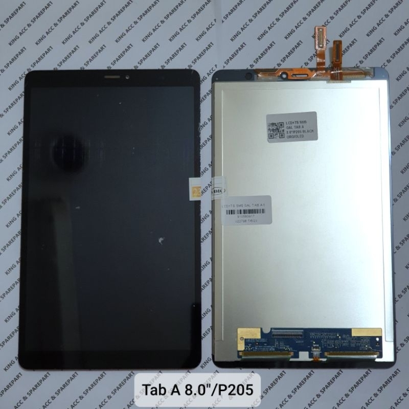 Jual LCD TOUCHSCREEN SAMSUNG GALAXY TAB A 8-0 INCH - P205 BLACK ORI ...