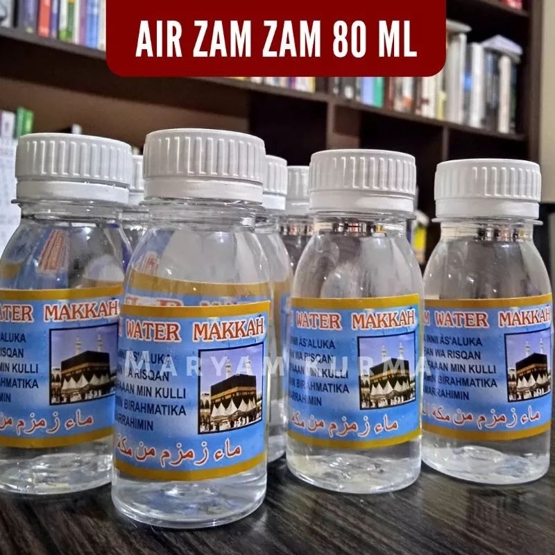 Jual AIR ZAMZAM BOTOL 80 ML ASLI - ZAM ZAM WATER 80 ML ORIGINAL ...