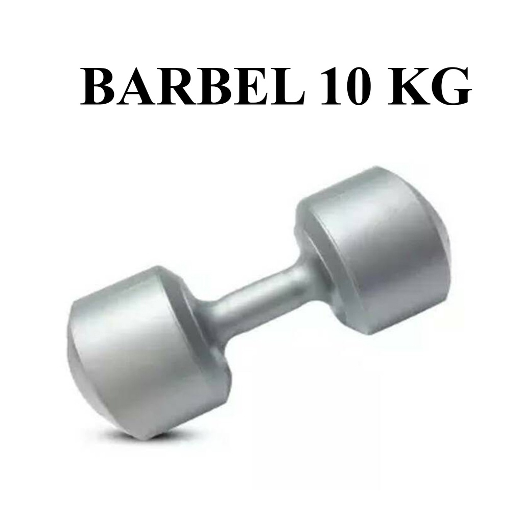 Jual GIRIK BARBEL 10KG / DUMBEL 10KG / DUMBELL PLASTIK 10 KG | Shopee Indonesia