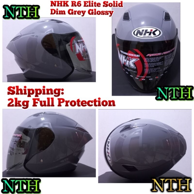 Jual Helm NHK R1 Elite Solid Original | Shopee Indonesia