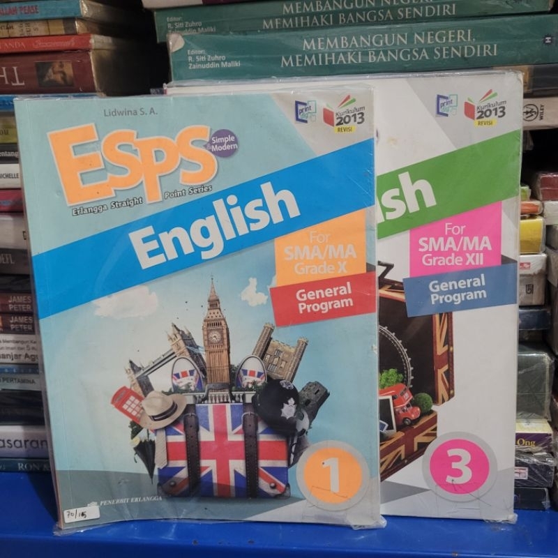 Jual BUKU BEKAS ESPS ENGLISH KELAS 1/2/3 SMA ERLANGGA K13 REVISI | Shopee Indonesia
