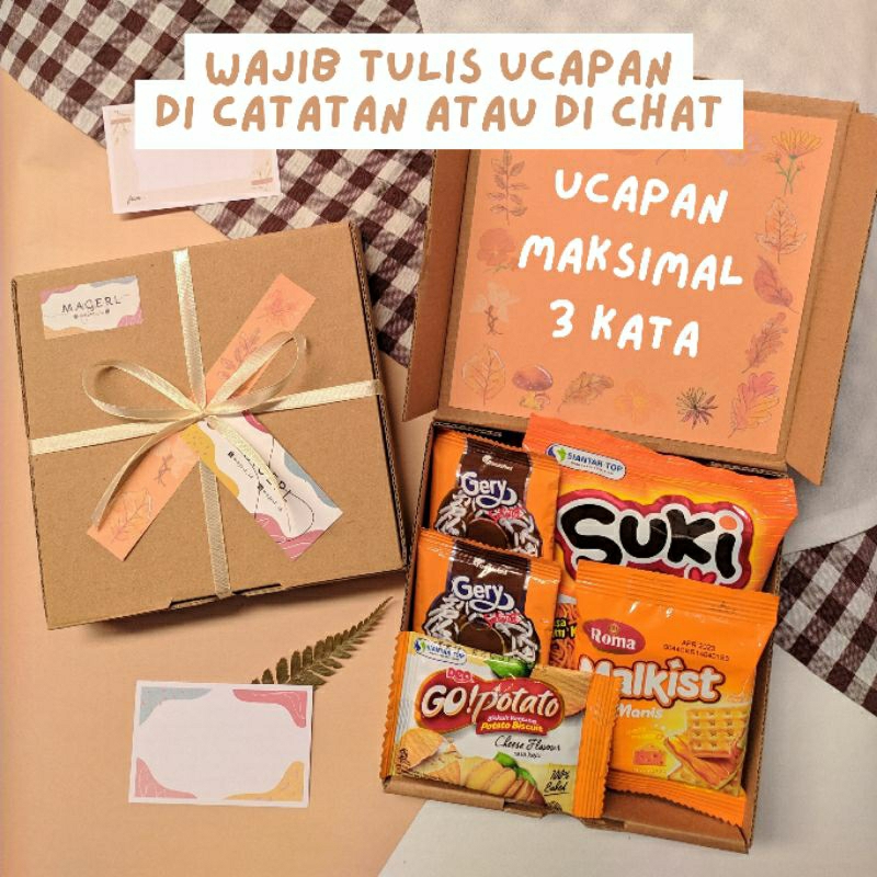 Jual SNACK BOX MINI / SNACK BOX / HAMPERS MURAH / GIFT BOX SNACK ...