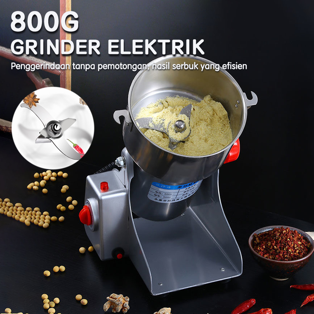 Jual KELETOOL 800G mesin bubuk powder grinder mesin giling grinder ...