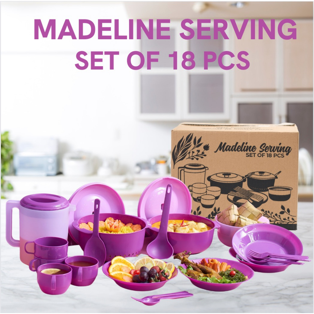 Jual CPM X BAIM WONG Madeline Serving Set Isi 18pcs | Shopee Indonesia