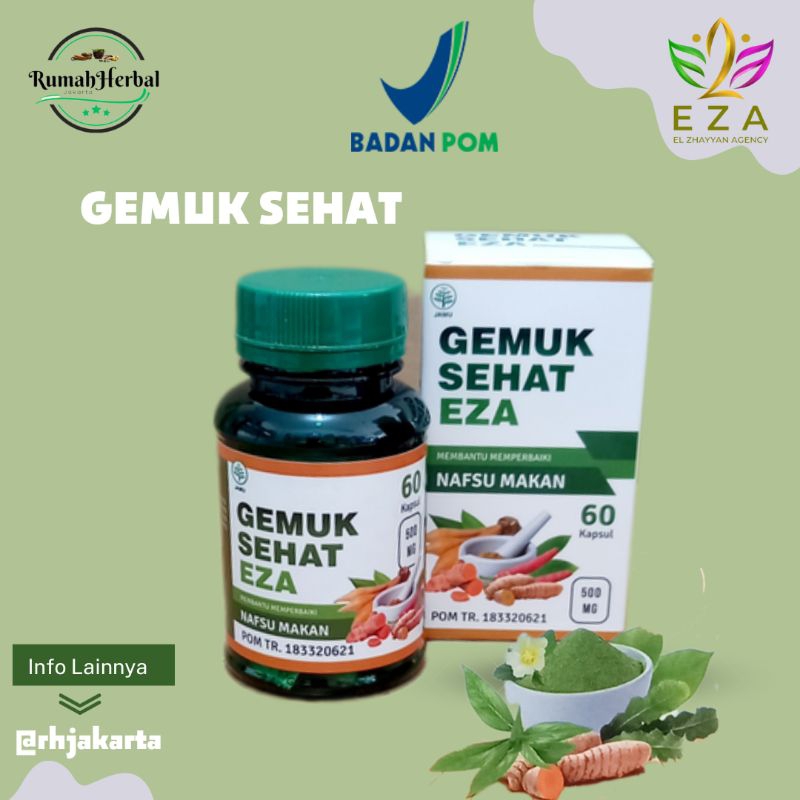 Jual GEMES - GEMUK SEHAT EZA 60 kapsule |Penambah Nafsu Makan ...