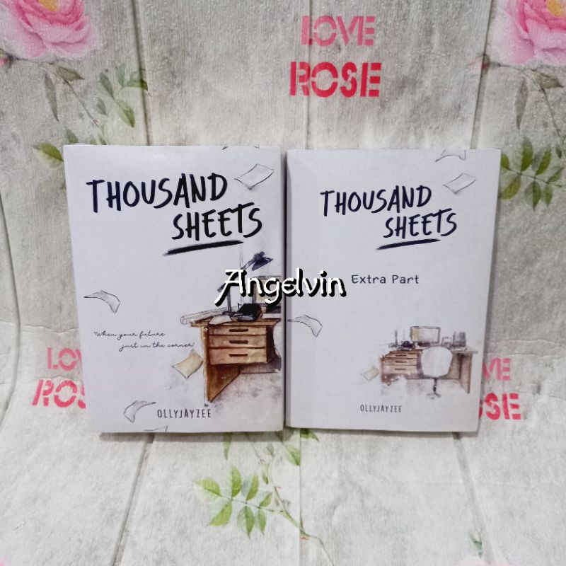 Jual Buku Novel Thousand Sheets + Extra Part by Ollyjayzee (2 Buku ...