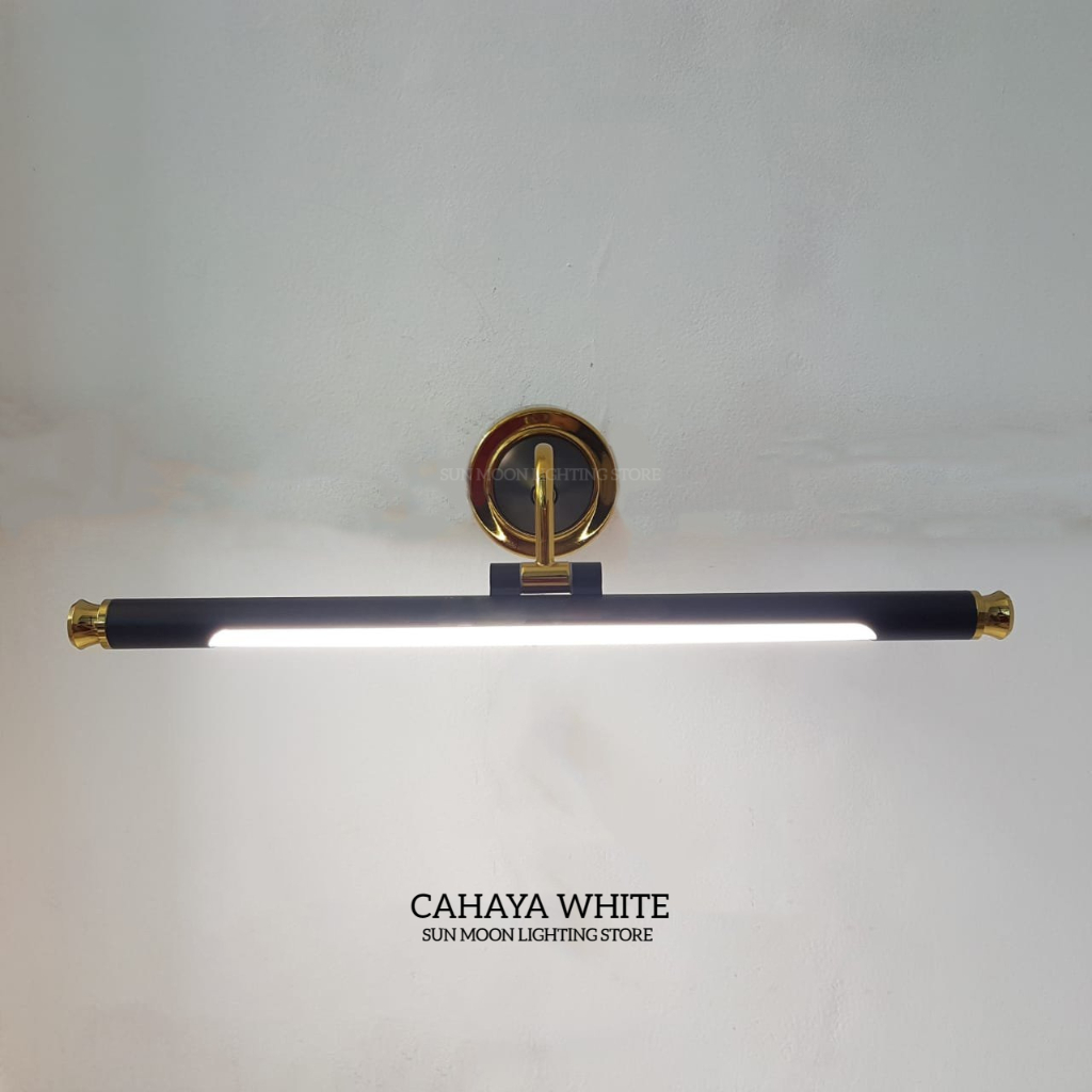 Jual Lampu dinding lukisan modern led 8w panjang 47cm wastafel mirror ...