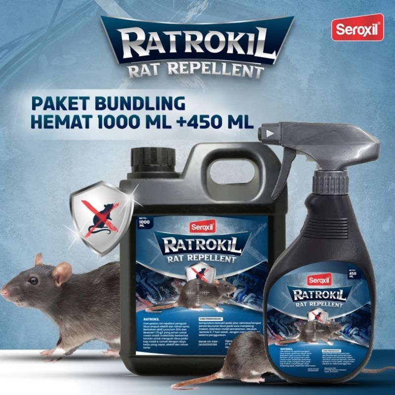 Jual Paket Seroxil Rat Repellent Cairan Pengusir Tikus Mesin Mobil ...