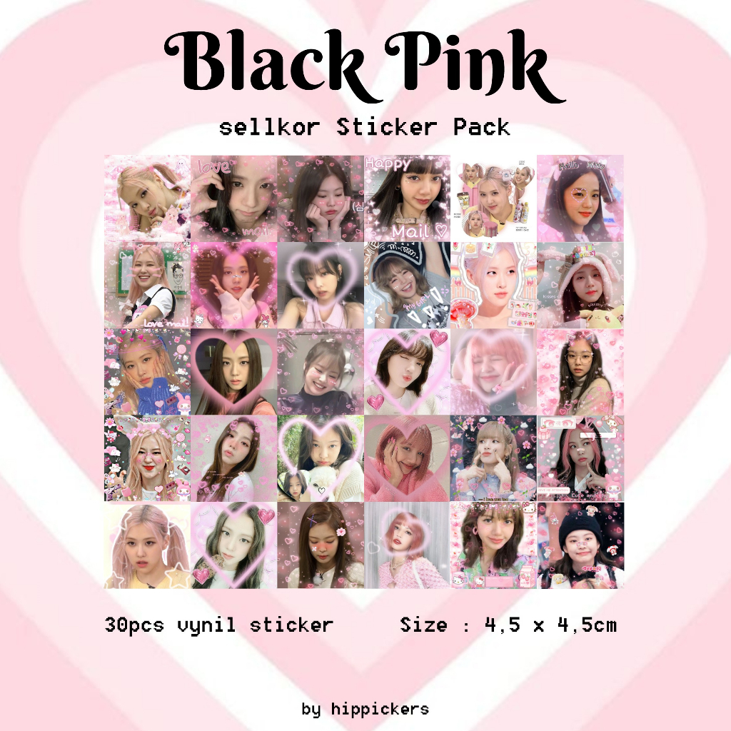 Jual Sticker Deco Kpop Custom Mail sticker kpop sellkor deco Blackpink Newjeans Itzy Aespa ...