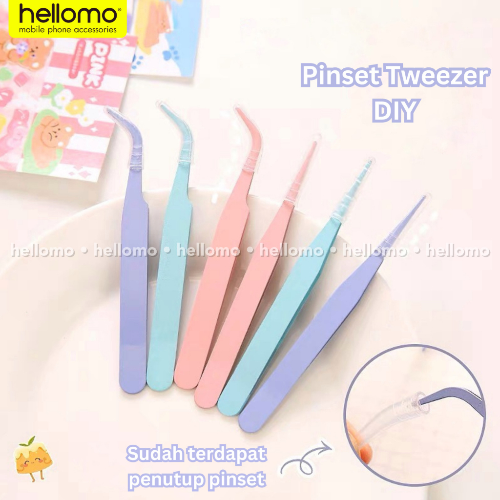 Jual Penjepit Stiker Tweezer Jepitan Sticker Scrapbook Tools Alat Jepit ...