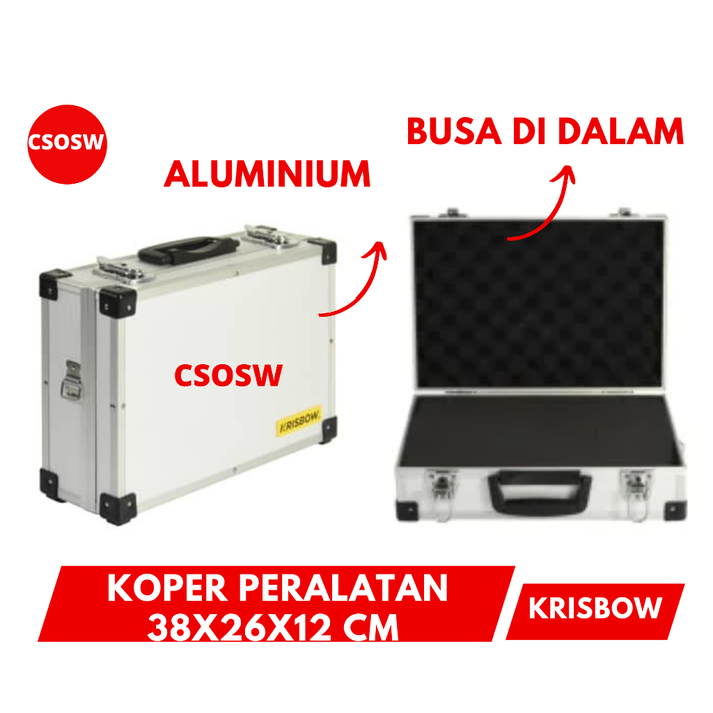 Jual Krisbow Koper Protektor Kotak Perkakas Aluminium Dgn Busa ...