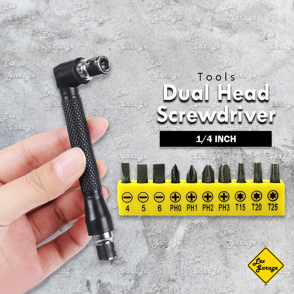 Jual Obeng Set Ratchet Plus Minus Bintang Mata Obeng Set | Shopee Indonesia