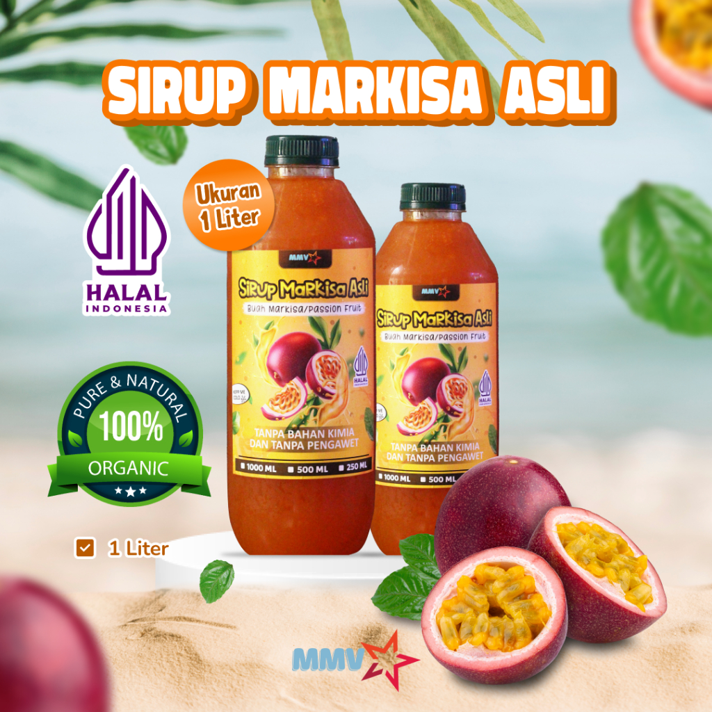 Jual Sirup Markisa Asli 1 Liter | Shopee Indonesia