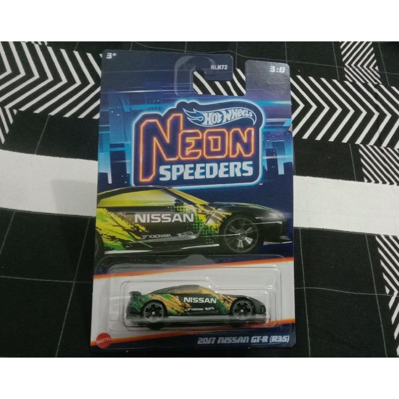 Jual Hot Wheels Neon Speeders Nissan GT-R R35 | Shopee Indonesia