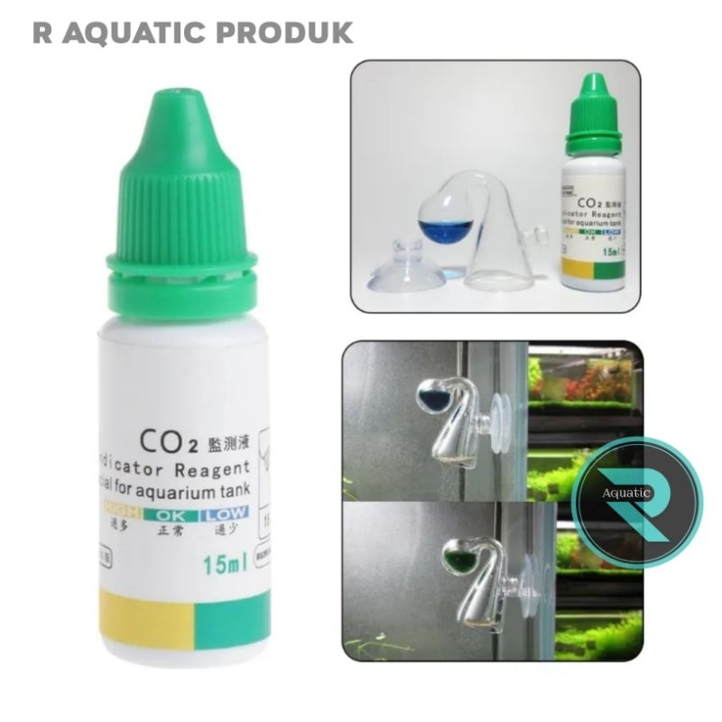 Jual co2 indicator checker aquascape cairan untuk mengukur kadar air ...