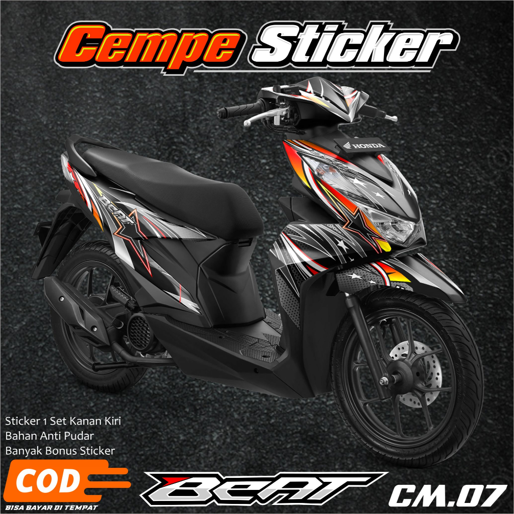 Jual Sticker Decal Full Body BEAT STREET/ CBS ISS - Decal Sticker ...