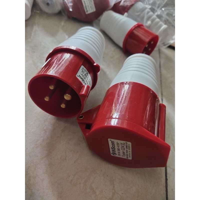 Jual conector atau sambungan listrik 16A DAN 32A (4PIN) | Shopee Indonesia