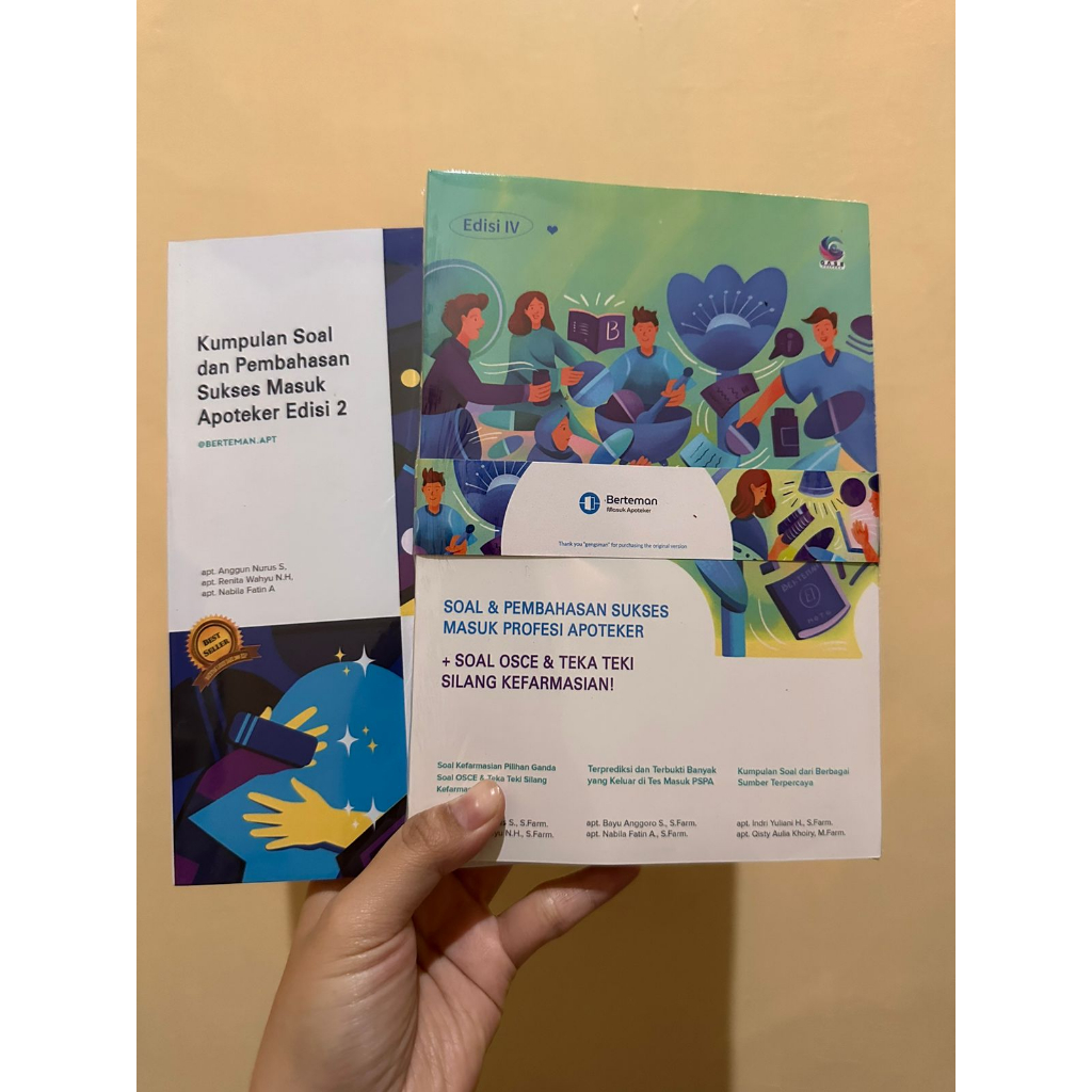 Jual PAKET BUKU EDISI 24. SOAL MASUK PSPA/Apoteker DAN UKAI/UKMPPAI ...
