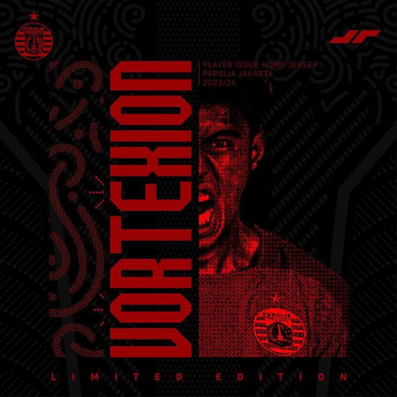 Jual Jersey Original Official Persija Jakarta 2023/2024 Vortexion ...