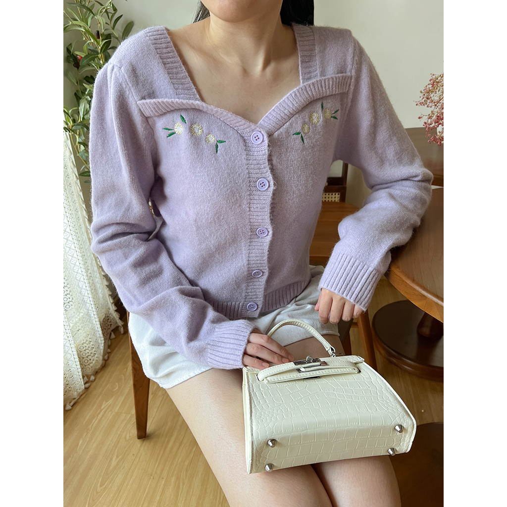 Jual Julia cardigan / outer top wanita / jaket kardigan rajut korean ...