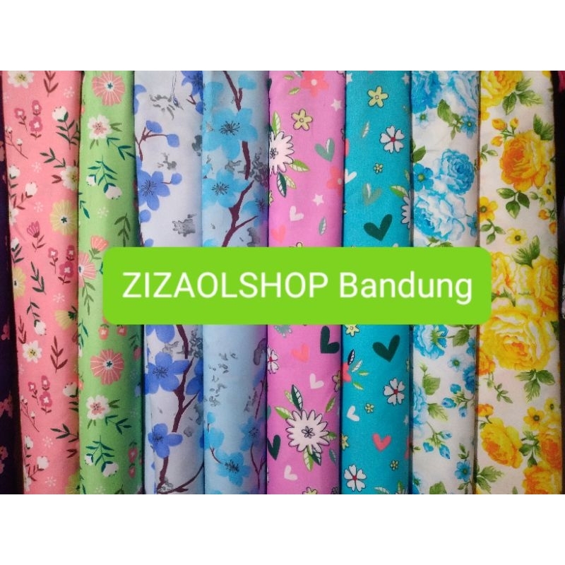 Jual KAIN SEPRAI BUNGA MIKRO LOKAL hrga 0,5 meter | Shopee Indonesia