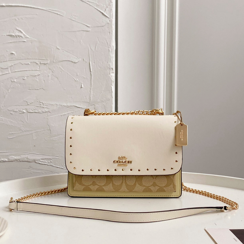 Jual KLARE CROSSBODY IN SIGNATURE CANVAS WITH RIVETS (COACH 90400 ...