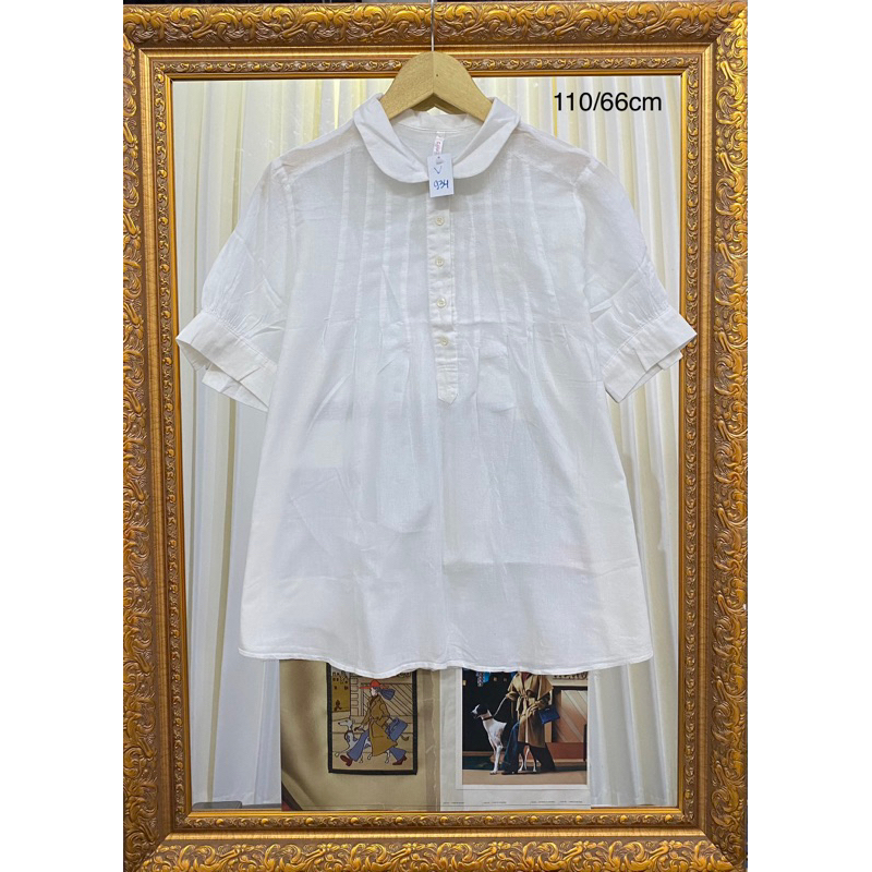 Jual BLOUSE WHITE B1 - Blouse putih / Atasan wanita serba putih ...