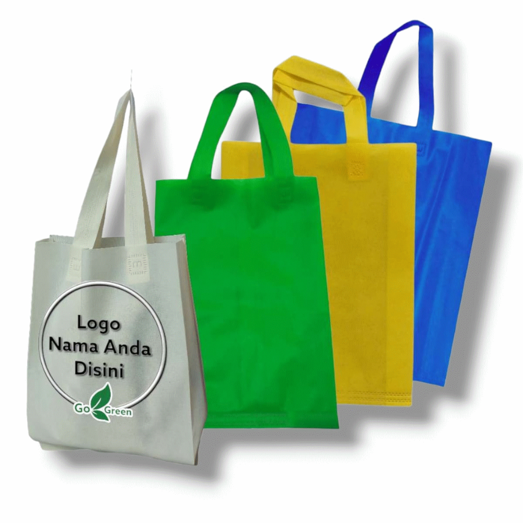 Jual Tas spunbond Sablon Logo / Cetak Nama Goodie Bag Box 20x30x9 25x35x10 30x40x10, HLS 25x35x8 ...