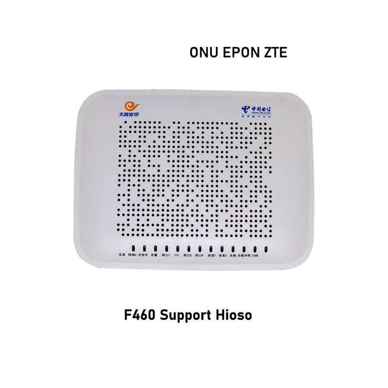 Jual Modem Wifi Router ZTE EPON ONU ONT F460 V3 support HIOSO | Shopee ...