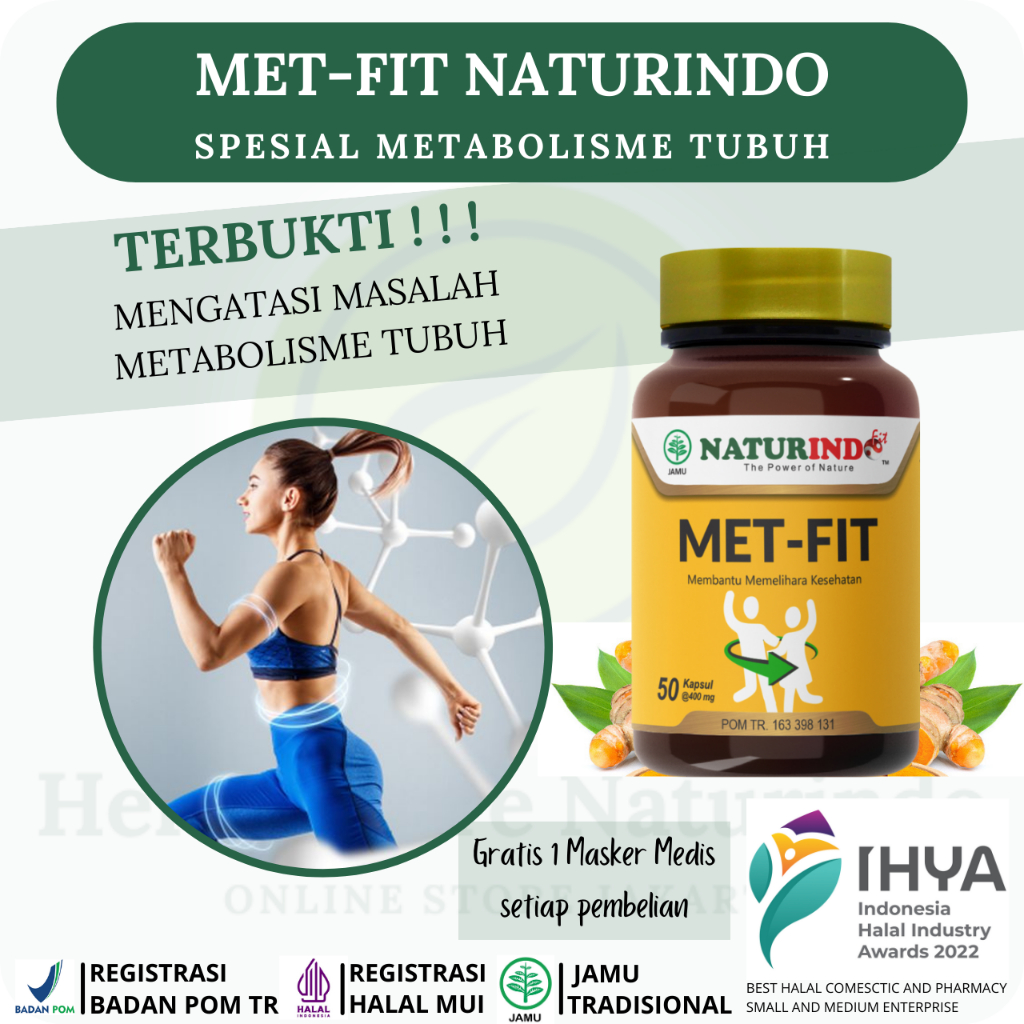Jual Obat Herbal Metabolisme Tubuh Gangguan Metabolik | Naturindo MET ...