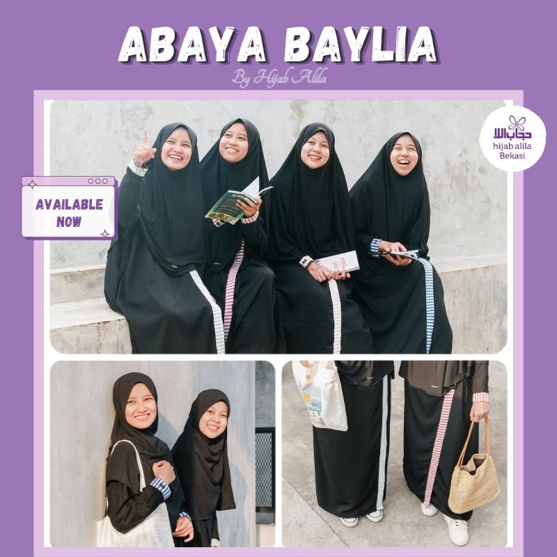 Jual ABAYA BAYLIA | HIJAB ALILA | Shopee Indonesia
