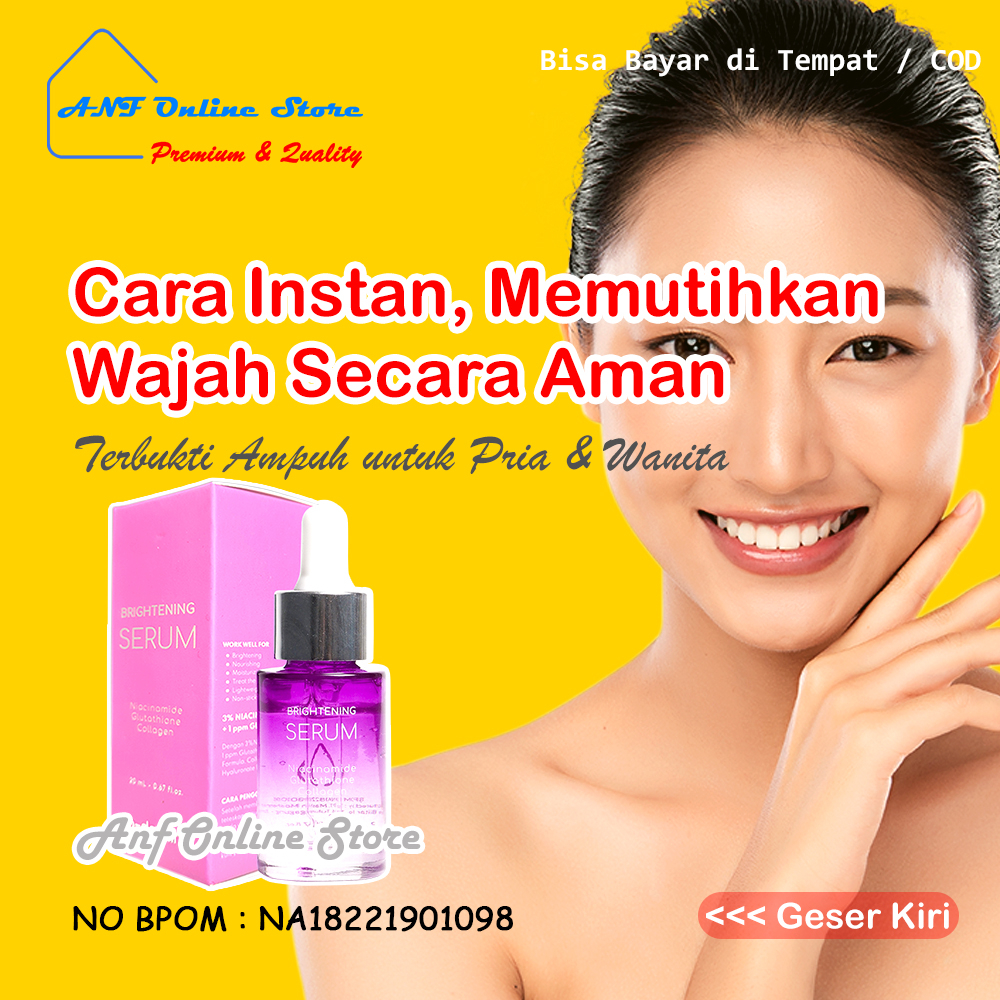 Jual Pemutih Wajah Skincare Scincare Serum Pemutih Muka Wajah Pria ...