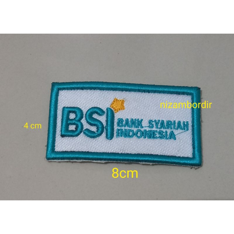 Jual LOGO BSI bordiran timbul 3D &biasa | Shopee Indonesia