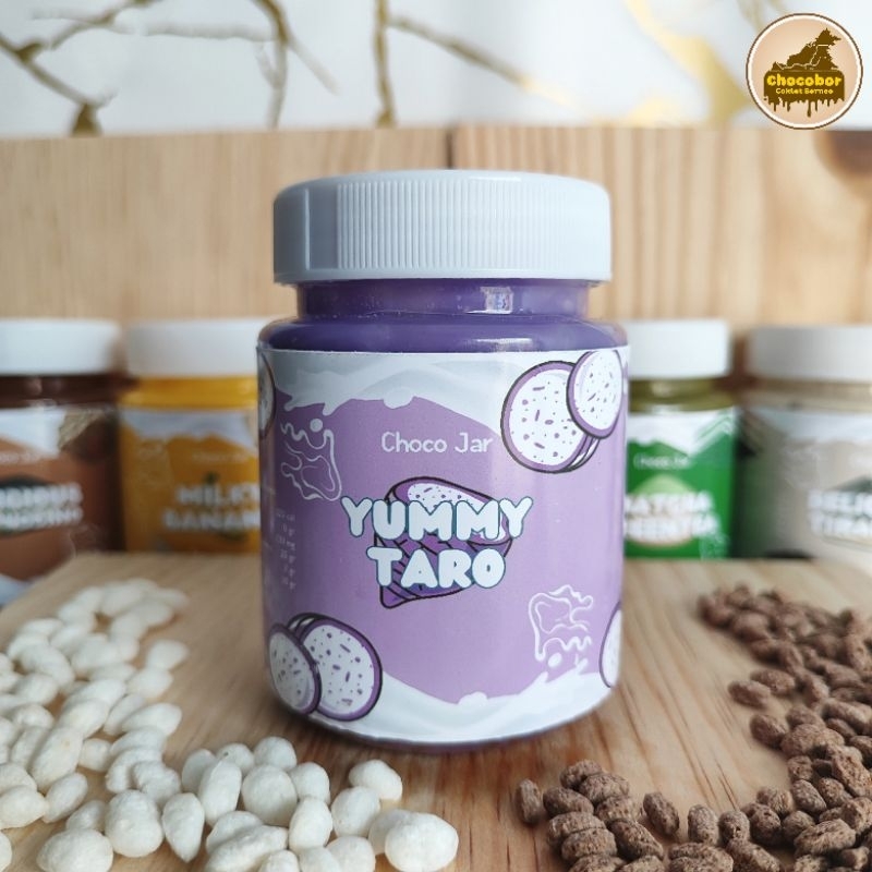 Jual CRUNCHY CHOCO JAR RICE CRISPY YUMMY TARO | COKLAT LUMER | COKLAT ...