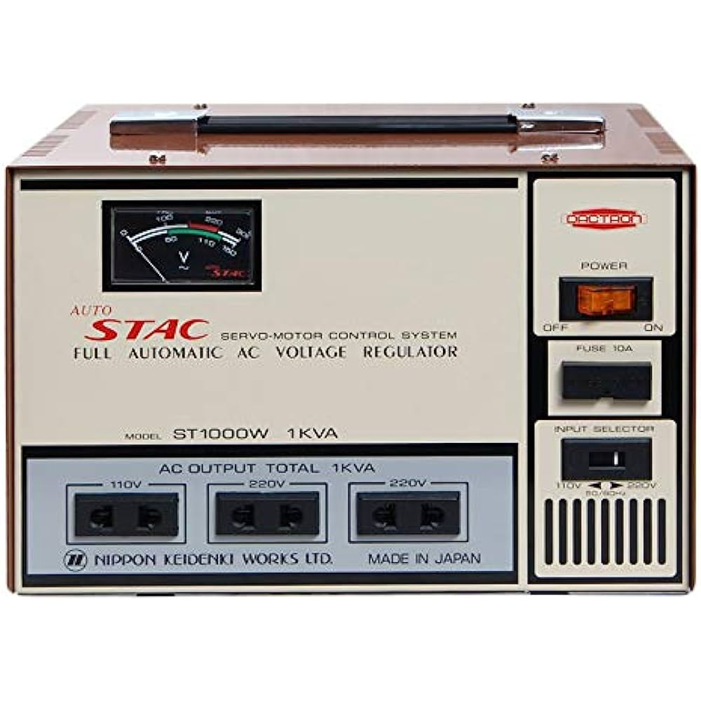 Jual STAVOLT / STABILIZER STAC ORIGINAL MADE IN JAPAN 1000 VA | Shopee ...