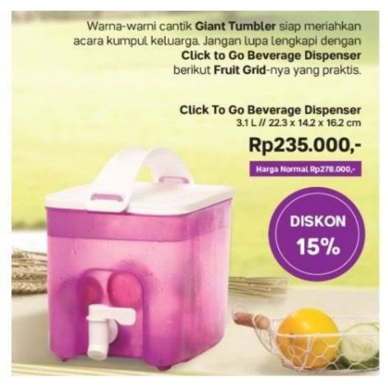Jual Click to go dispenser | Shopee Indonesia