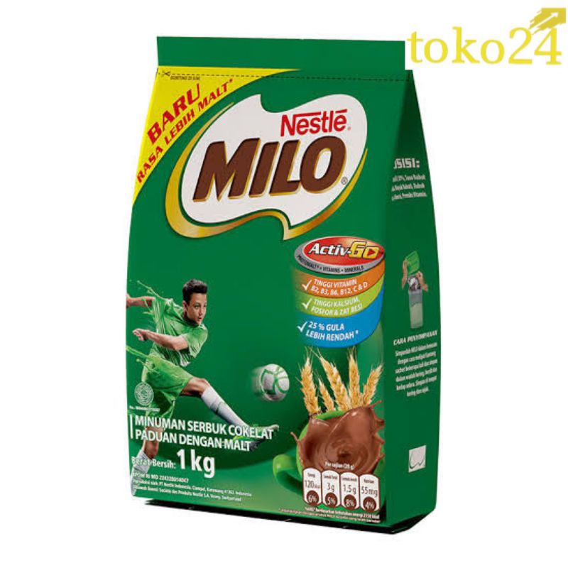 Jual Milo Activ-Go Pouch 990 gr | Shopee Indonesia