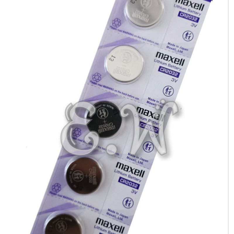 Jual Baterai Kancing (Button Cell) Micro Lithium Cell Maxell CR2032 (CR 2032) | Shopee Indonesia