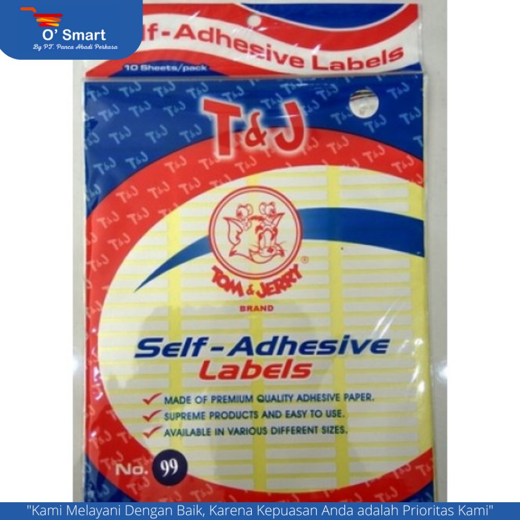 Jual T&J Label Sticker No.99 (10 Sheet/Pack) | Shopee Indonesia