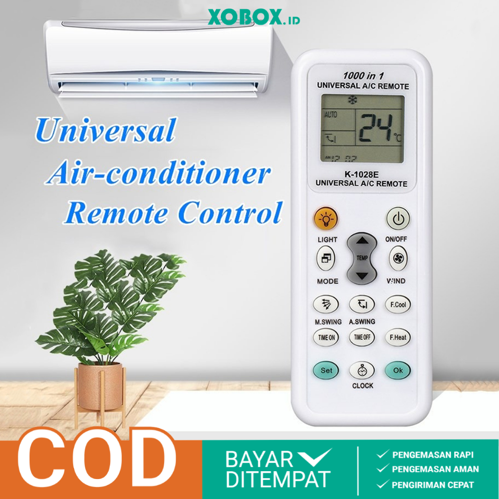 Jual Remote Ac Universal Multi K-1028E A/C remote HM003 - XOBOX | Shopee Indonesia